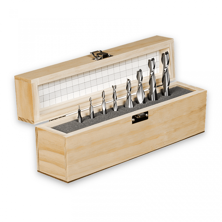 8-piece Solid Carbide Boxed Bit Set - FMT 162-180C - Leigh Tools a Lee ...